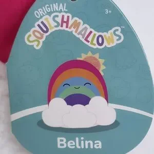 Squishmallows | Toys | Belina Excl 4 Rainbow W Iridescent Sun Fluffy ...